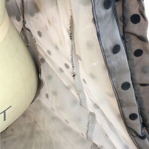 Raymond | Dresses | Vintage Hostess Gown Black Polka Dot 94s 1950s ...